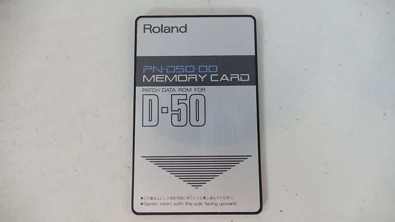 Roland D-50 Synthesizer Card 1987 - 1989 - 00 Original | Reverb