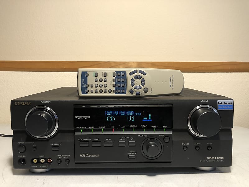 Aiwa AV-D55U Receiver HiFi Stereo Audiophile 5.1 Channel | Reverb