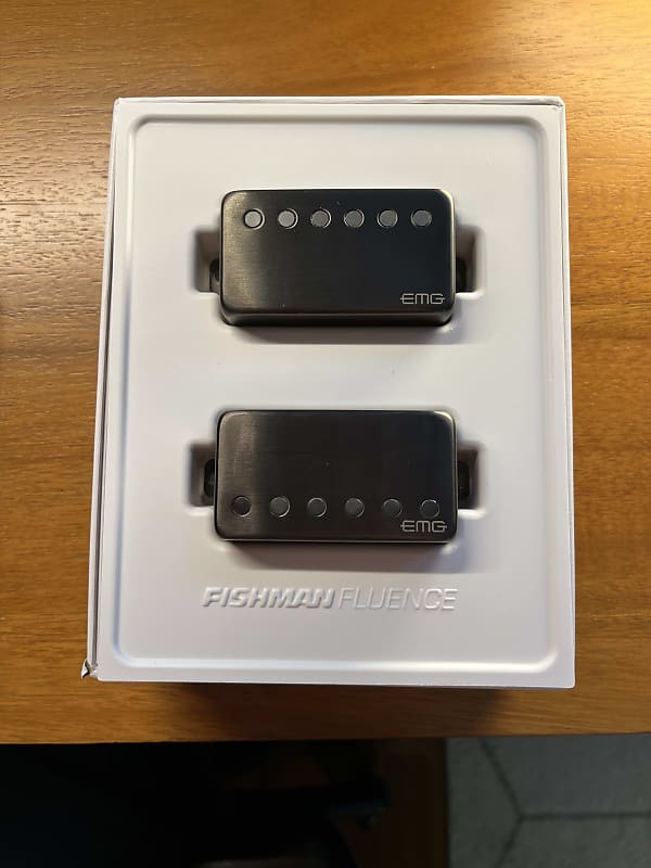 EMG 57TW + 66TW set - Brushed Black Chrome | Reverb