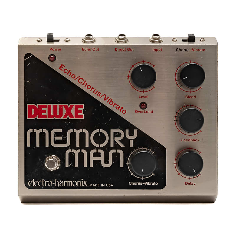 EHX - 00s Deluxe Memory Man Delay Pedal - w/ Pwr Supply | Reverb
