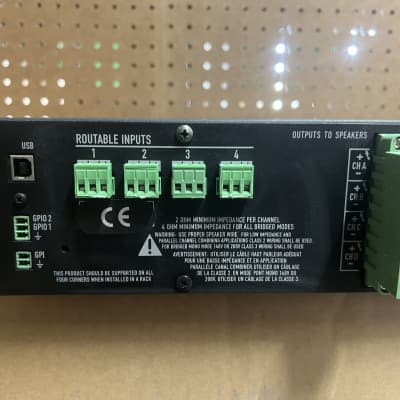 QSC CXD 4.5 power amplifier 4 channel DSP | Reverb