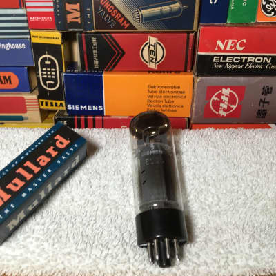 1MP EL34 6CA7 Telefunken Power Tubes "O" Getter Made in | Reverb