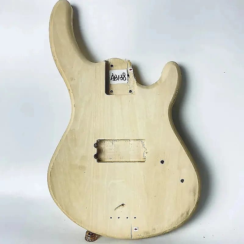 Unfinished Basswood Electric Bass Guitar Body DIY Project | Reverb