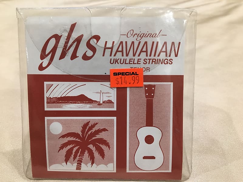 GHS Hawaiian H-T10 Black Nylon/Aluminum Tenor Ukulele Strings | Reverb