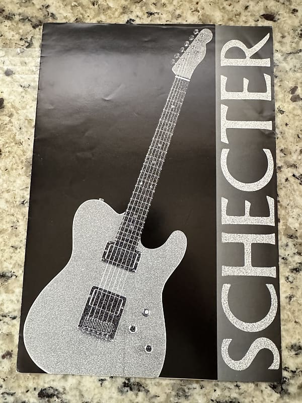 Schecter Brochure 1990 PT Custom Standard Deluxe | Reverb