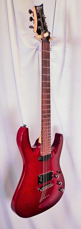 Mitchell MD300 Dark Red String Thru Locking Machines electric | Reverb