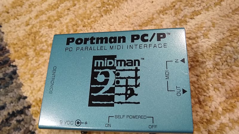 VINTAGE Midiman Portman PC/P - Blue metallic | Reverb