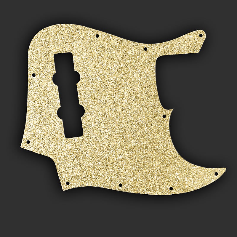 Unique Fender Jazz Bass pickguard 3 Ply (W/B/W) 10 mounting | Reverb