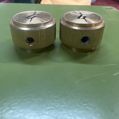 Gretsch Pointer Knobs 1960s gold | Reverb