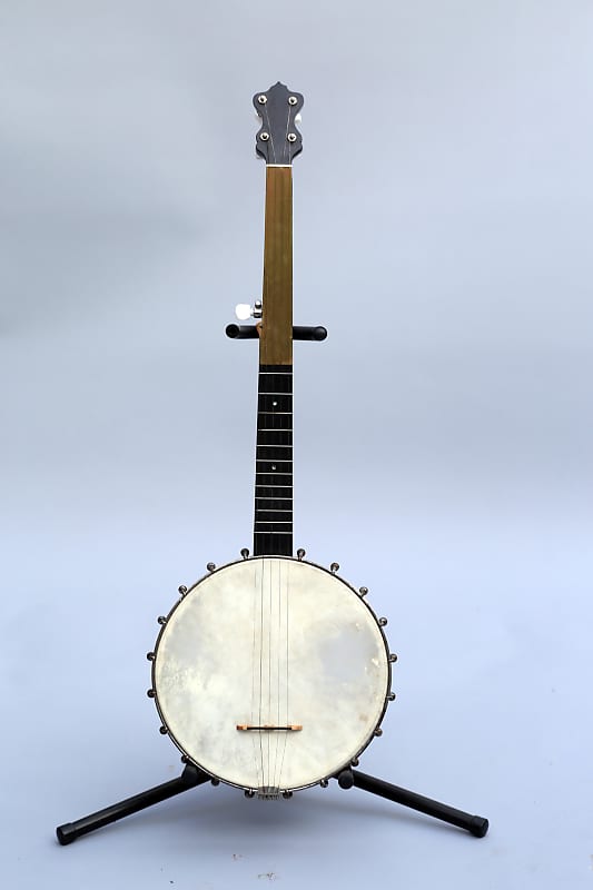 J.B. Schaal Antique Open Back Modified Fretless Banjo circa | Reverb