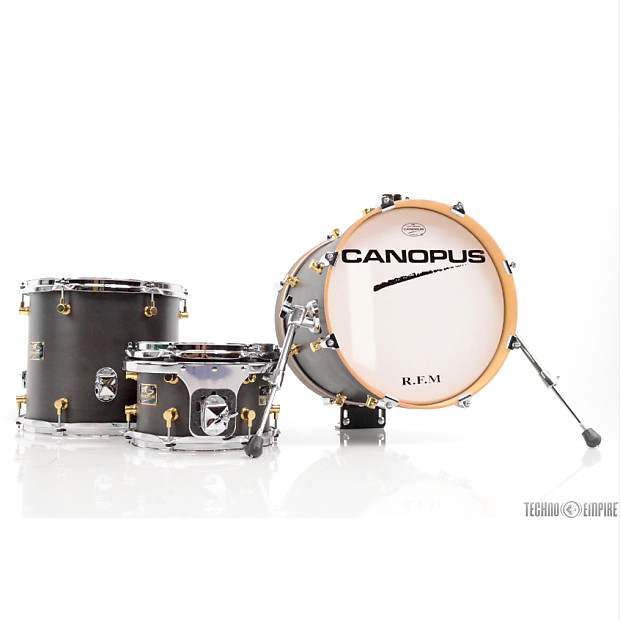 Canopus RFM Club Kit Bop Drum Set Shell Pack Charcoal Oil w/ | Reverb