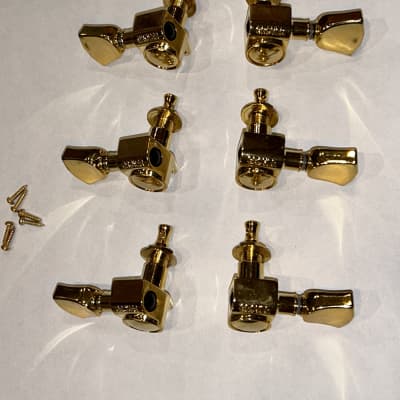 Grover Gold Keystone Button Rotomatic Tuners For | Reverb