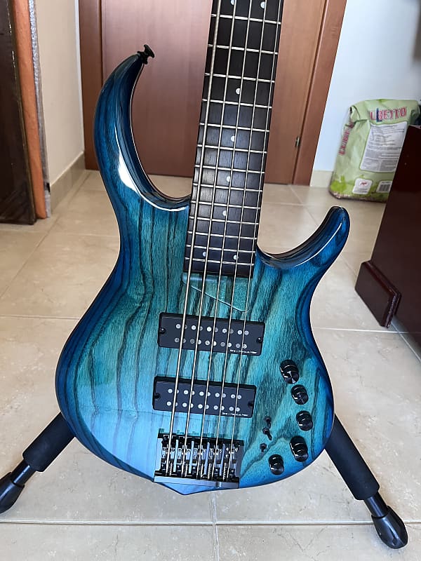 Sire M5 Swamp Ash Marcus Miller - Transparent Blue | Reverb
