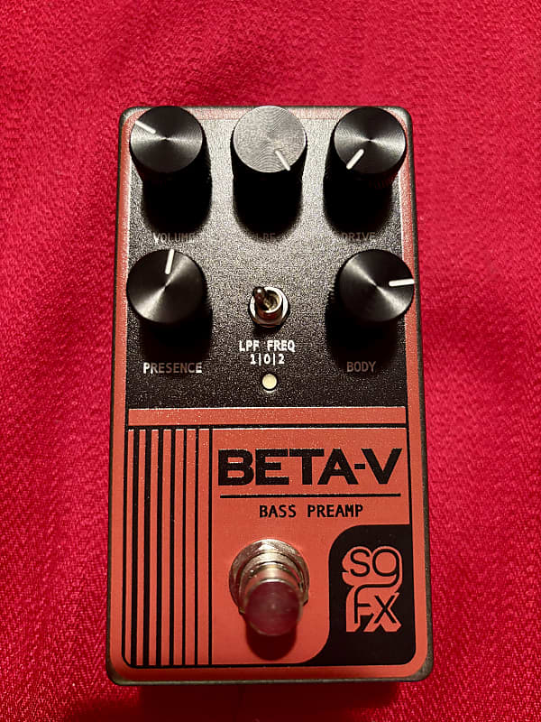 SolidGoldFX Beta-V Bass Preamp 2023 - Present - Orange / | Reverb