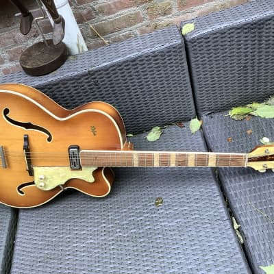 Hofner 457 vintage German archtop guitar from the 50’s | Reverb