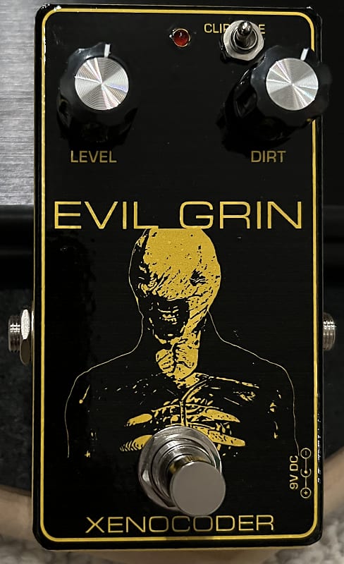 Xenocoder Evil Grin Distortion Pedal B-Stock (Graphics) 2022 | Reverb