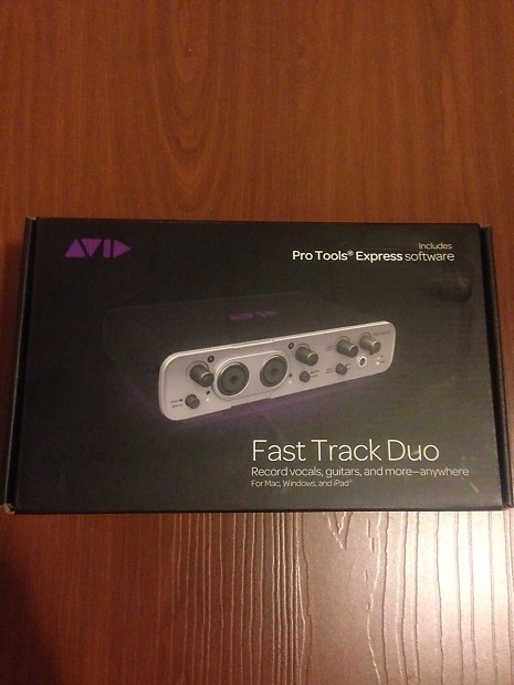 Avid Fast Track Duo Brand New, Unopened w/ Pro Tools Express | Reverb