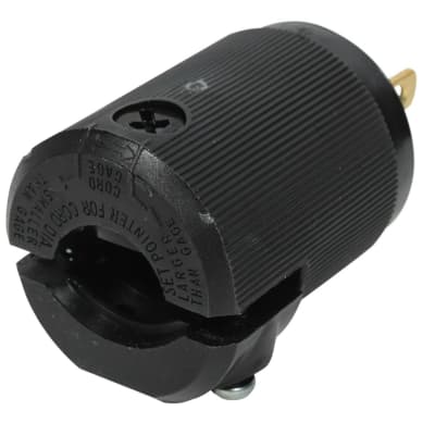 4 Set Hubbell AC 4 Female 4 Male Edison Plugs 15 Amp Black | Reverb