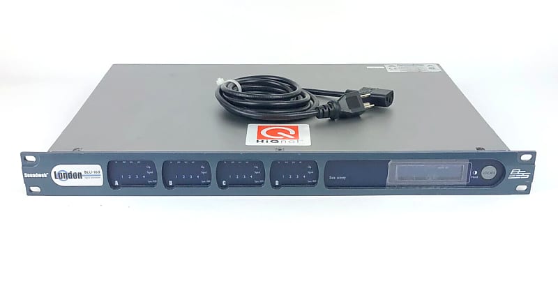 BSS Soundweb London BLU-160 Network Digital Signal Processor | Reverb