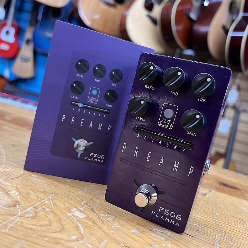 Flamma FS06 Digital Preamp Guitar Effects Pedal w/ Box | Reverb