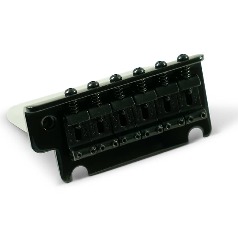 Kluson K2PTB 2 Post Steel Block Tremolo Bridge - Black | Reverb