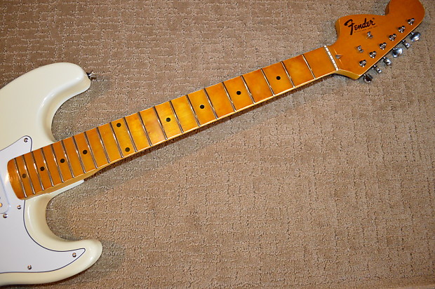 2015 Nitro Cellular Lacquer Finished Maple Strat CBS Reverse | Reverb