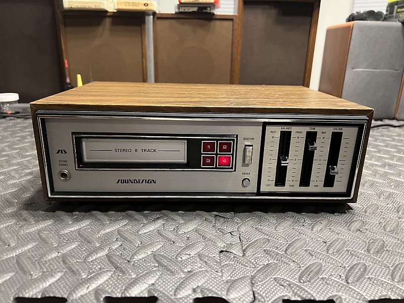 Soundesign 4840c Vintage 8 Track Stereo tape deck Receiver | Reverb