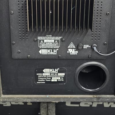 KLH 10" Sealed Powered Home Theater Amplified Subwoofer | Reverb