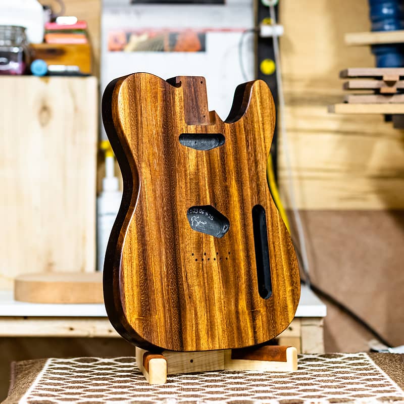 Parota & Roasted Ash Tele Body | Reverb