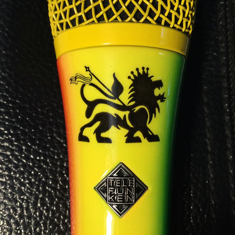 Telefunken Custom Shop M80 Reggae Rasta Microphone | Reverb
