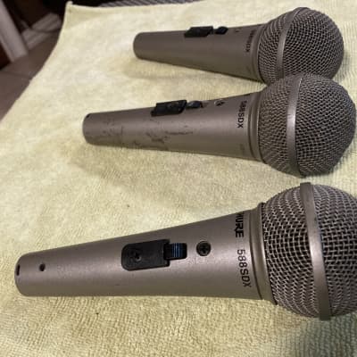 Lot of 3 Shure 588SDX Microphones | Reverb