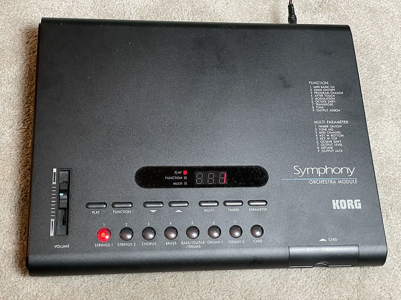 Korg Symphony Orchestra Module (Vintage 1980s) | Reverb