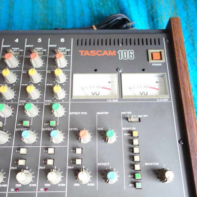 Tascam M-106 6 Channel Analog Stereo Mixer 80's Vintage - | Reverb