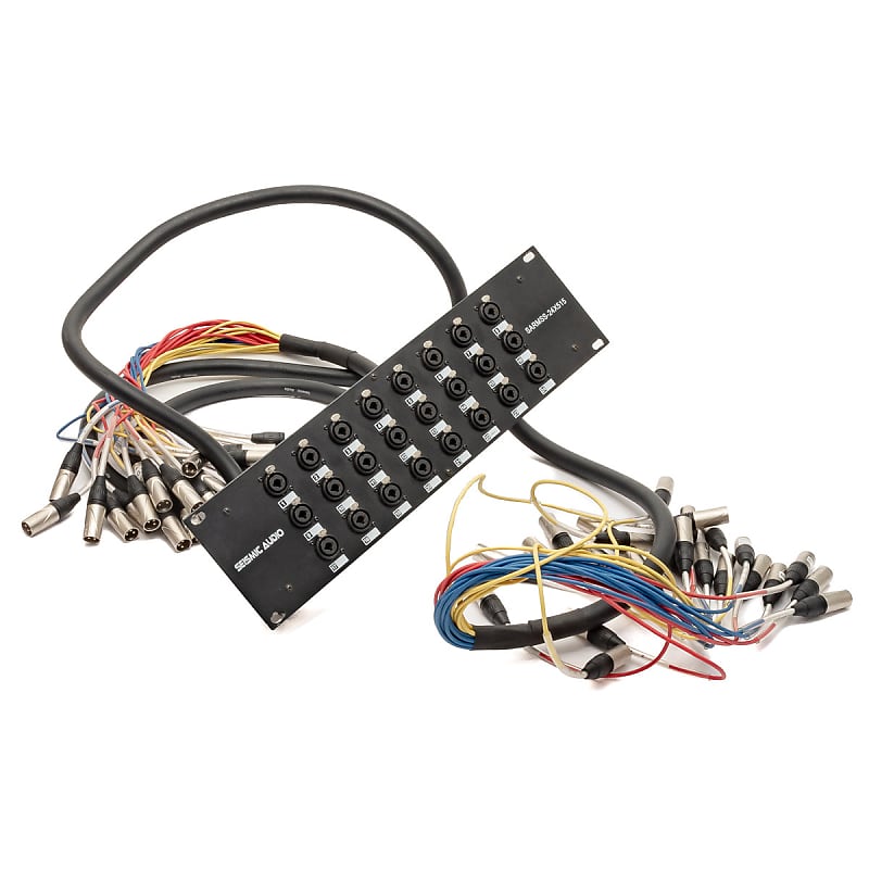 Seismic Audio - 24 Channel Rackmount Splitter Snake - x0857 - | Reverb