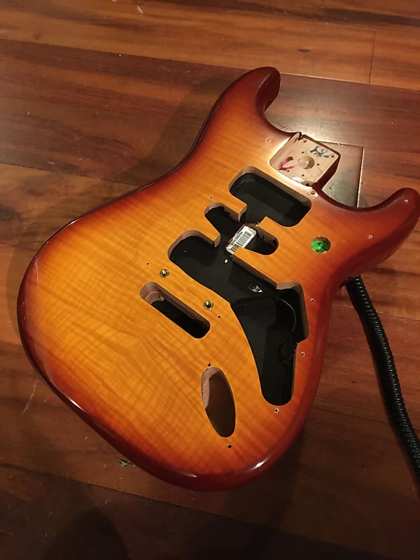 Fender Player Strat Stratocaster Flame Maple Plus Top | Reverb
