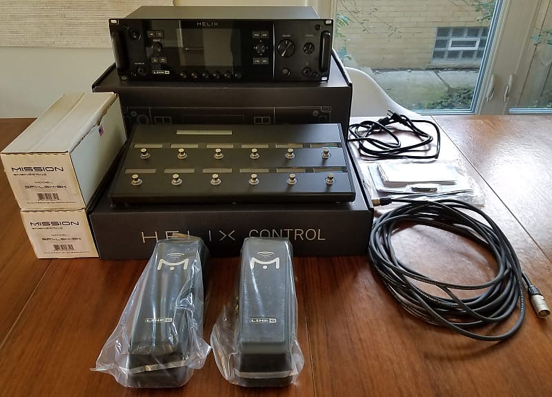 Line 6 Helix Rack w/ Foot Controller & (2) Expression Pedals | Reverb