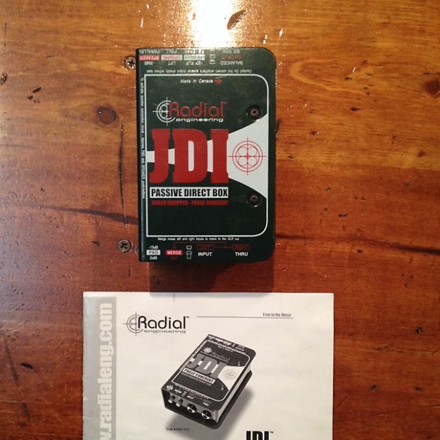 Radial JDI Passive Direct Box DI Box 2013 Standard | Reverb
