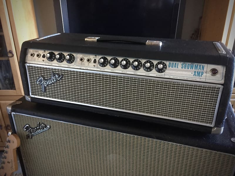 Fender Dual Showman Head- Early 68, and custom factory 2X15” | Reverb