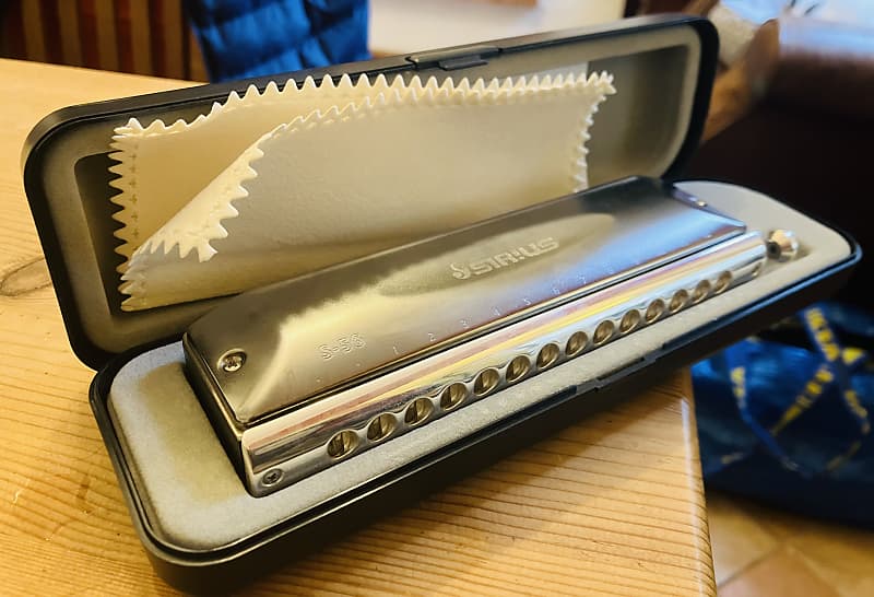 Suzuki Sirius S-56S Chromatic harmonica 2023 - Chrome | Reverb UK
