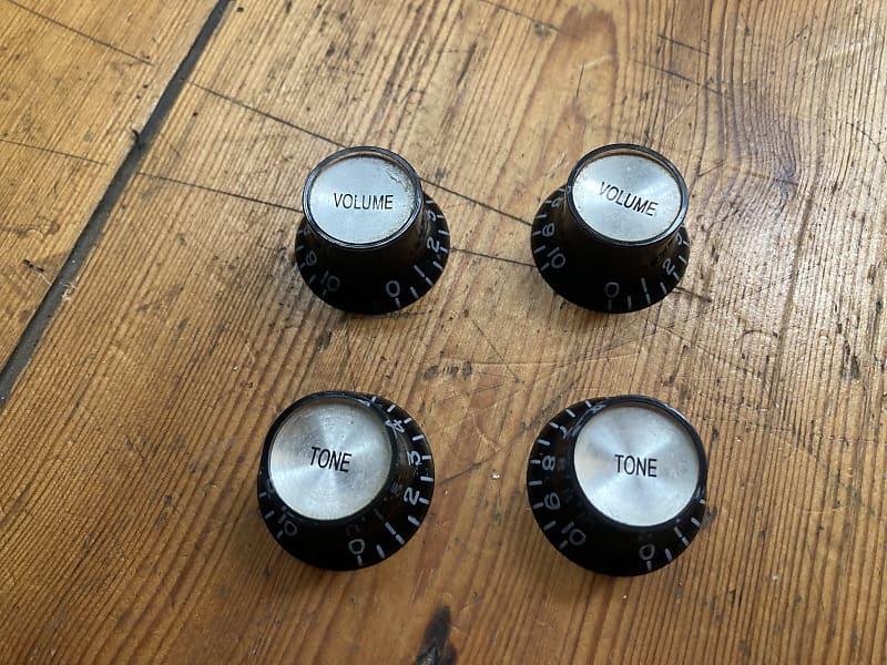 Epiphone Gothic SG Guitar Volume & Tone Knobs x 4 2000s Korea | Reverb