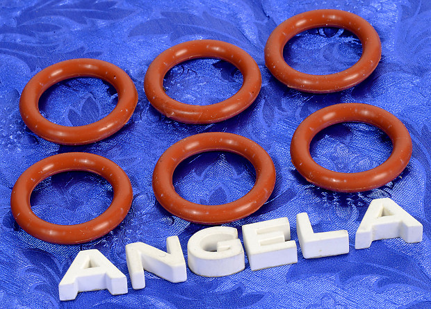 Six Rubber Tube Damping Rings For 12AX7, ECC83, 12DW7, 6EU7, | Reverb