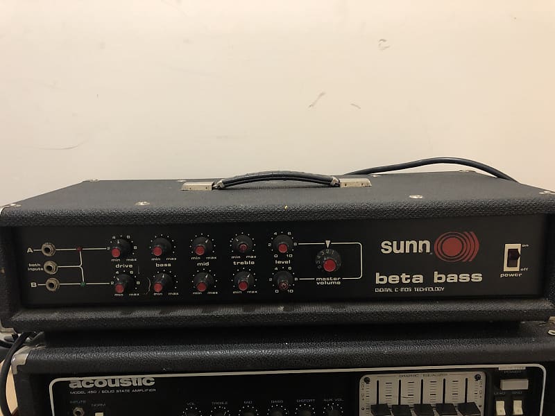 Sunn Beta Bass Amp Head | Reverb