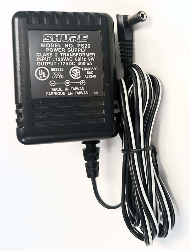 Shure PS20 12VDC Power Supply for Wireless Systems | Reverb