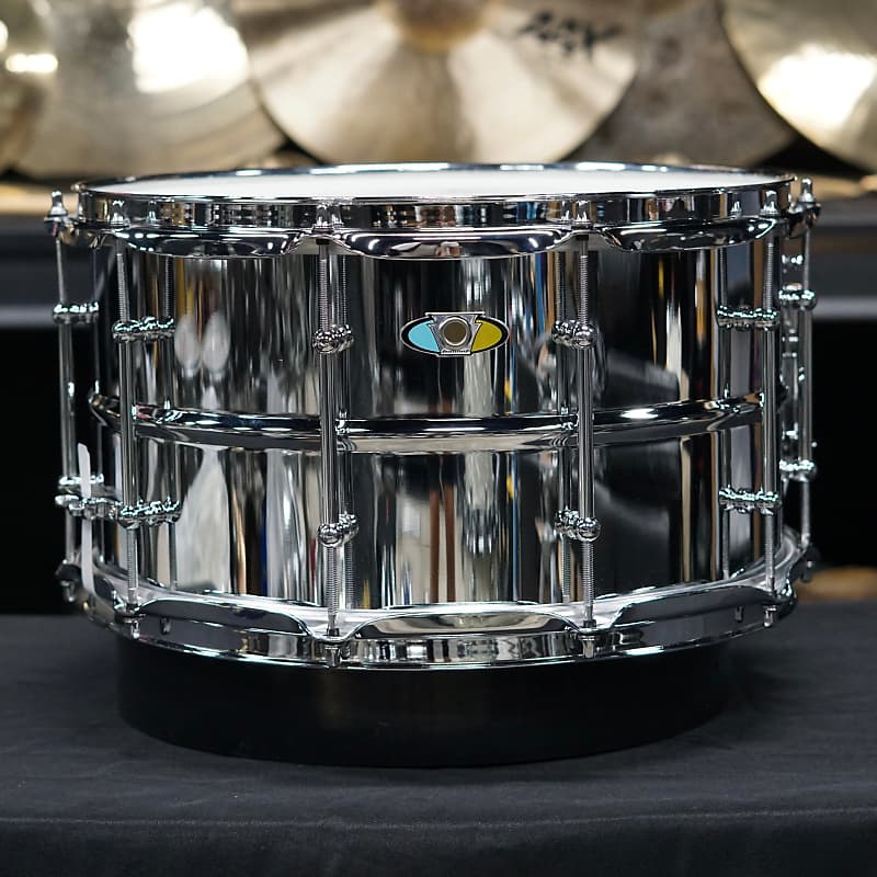 Ludwig Supralite Steel Snare Drum - 14" x 8" | Reverb