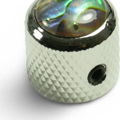 Q-Parts Knobs With Vine Inlay - Dome Chrome | Reverb