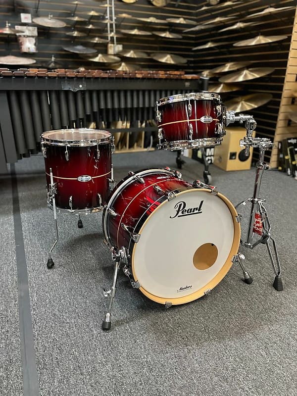Pearl Masters Maple Complete 3 Piece Shell Pack DEMO | Reverb