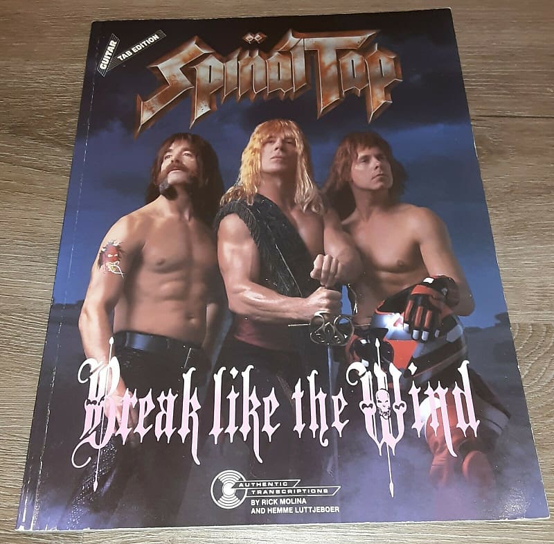 SPINAL TAP - BREAK LIKE THE WIND - GUITAR TAB BOOK - | Reverb