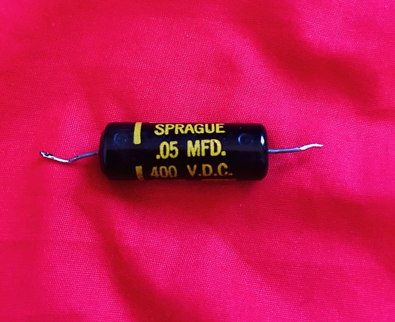 Sprague .05 uF 400V capacitor 1960 vintage mylar, | Reverb Australia