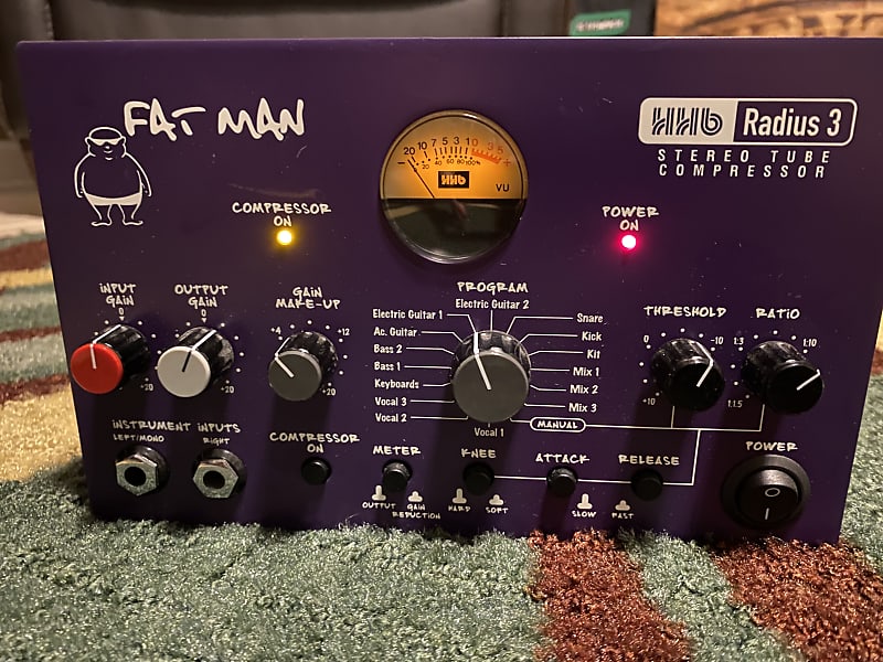 HHB Radius 3 Fat man stereo tube compressor | Reverb