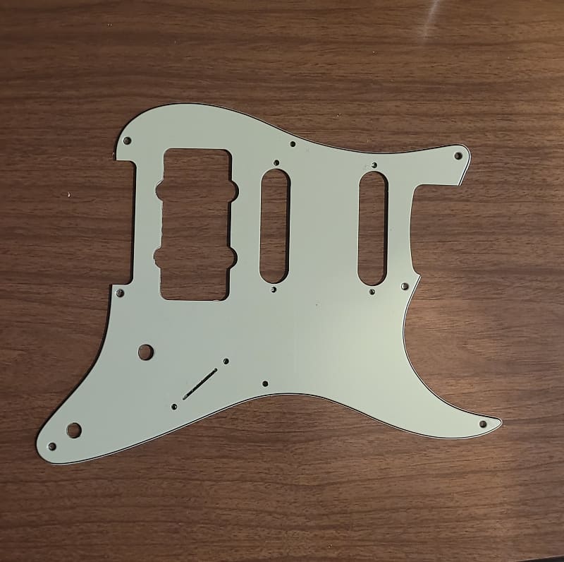 Strat Pickguard Jazzmaster bridge pickup route - 3 ply mint - | Reverb